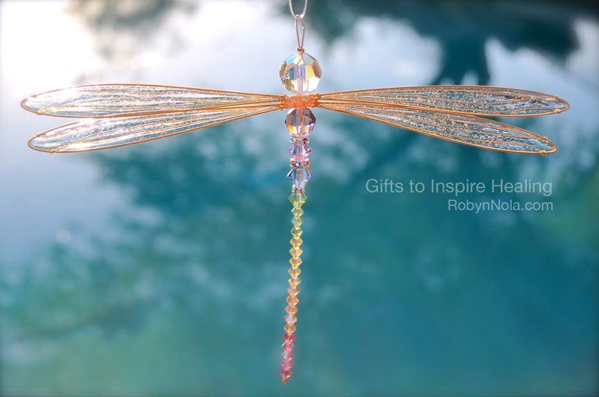 Large Dragonfly Sun Catcher: Inspirational Dragonfly Gifts | Robyn Nola ...