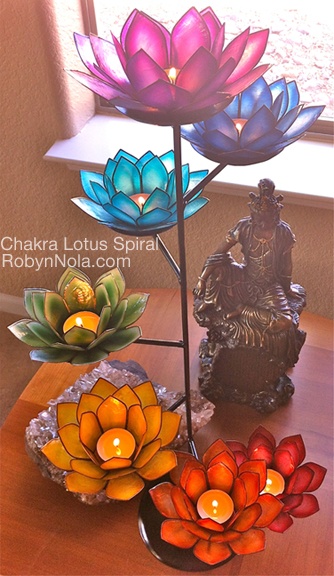 Chakra Lotus Spiral: Inspirational Chakra Gifts | Robyn Nola Gifts