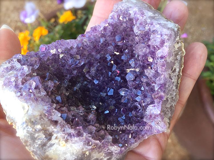 New! Beautiful Mini Amethyst Geode | Robyn Nola Gifts